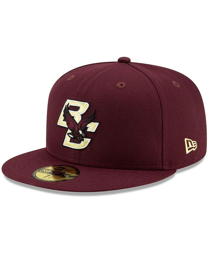New Era Men's Maroon Boston College Eagles Basic 59FIFTY Team Fitted ...