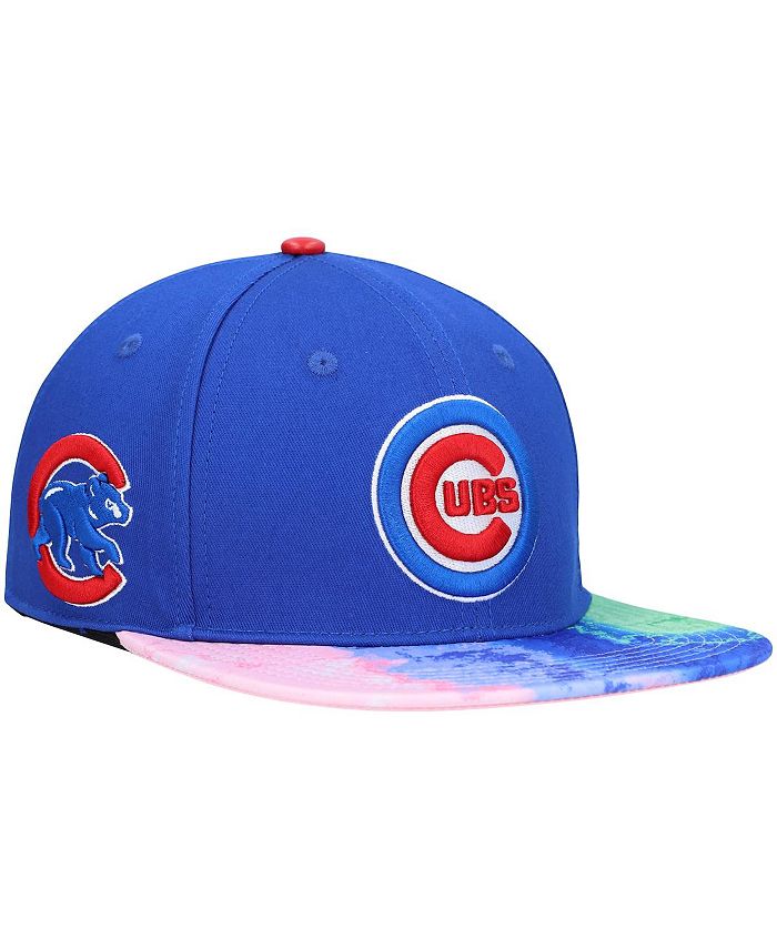 Pro Standard Men's Royal Chicago Cubs Dip-Dye Visor Snapback Hat - Macy's