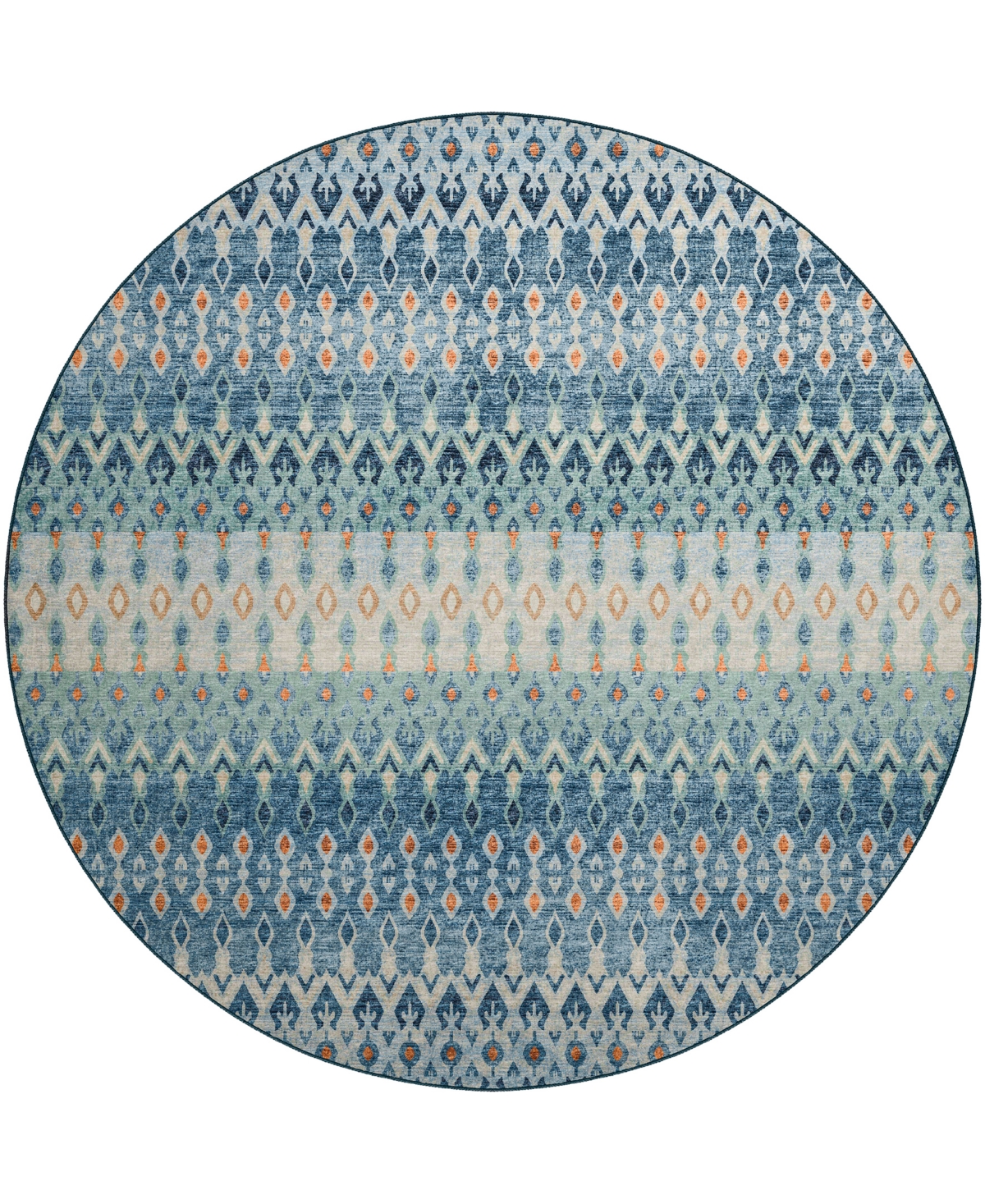 Click here for Dalyn Brisbane BR1 8 x 8 Round Area Rug - Indigo prices