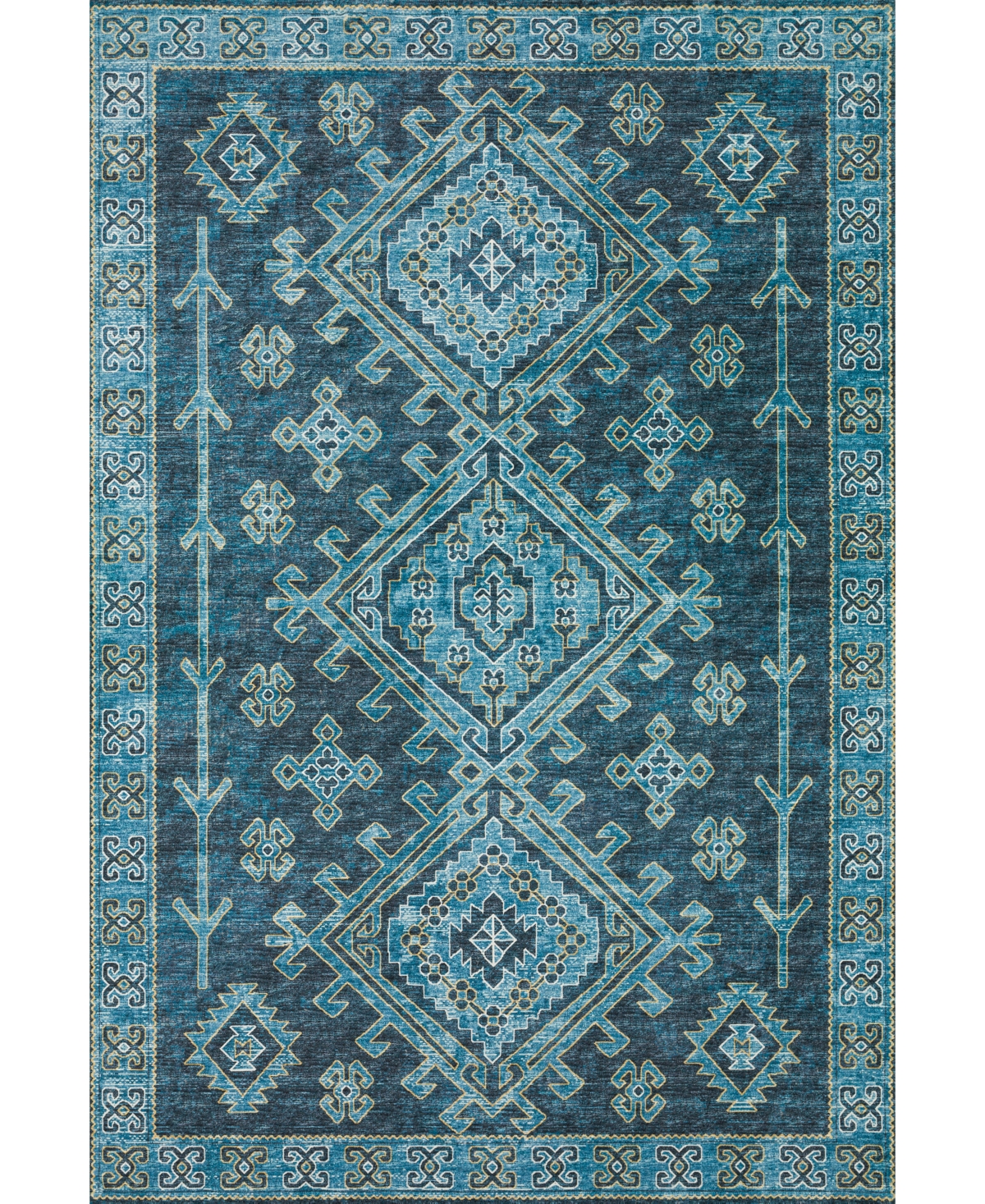 Click here for Dalyn Brisbane BR2 3 x 5 Area Rug - Navy prices