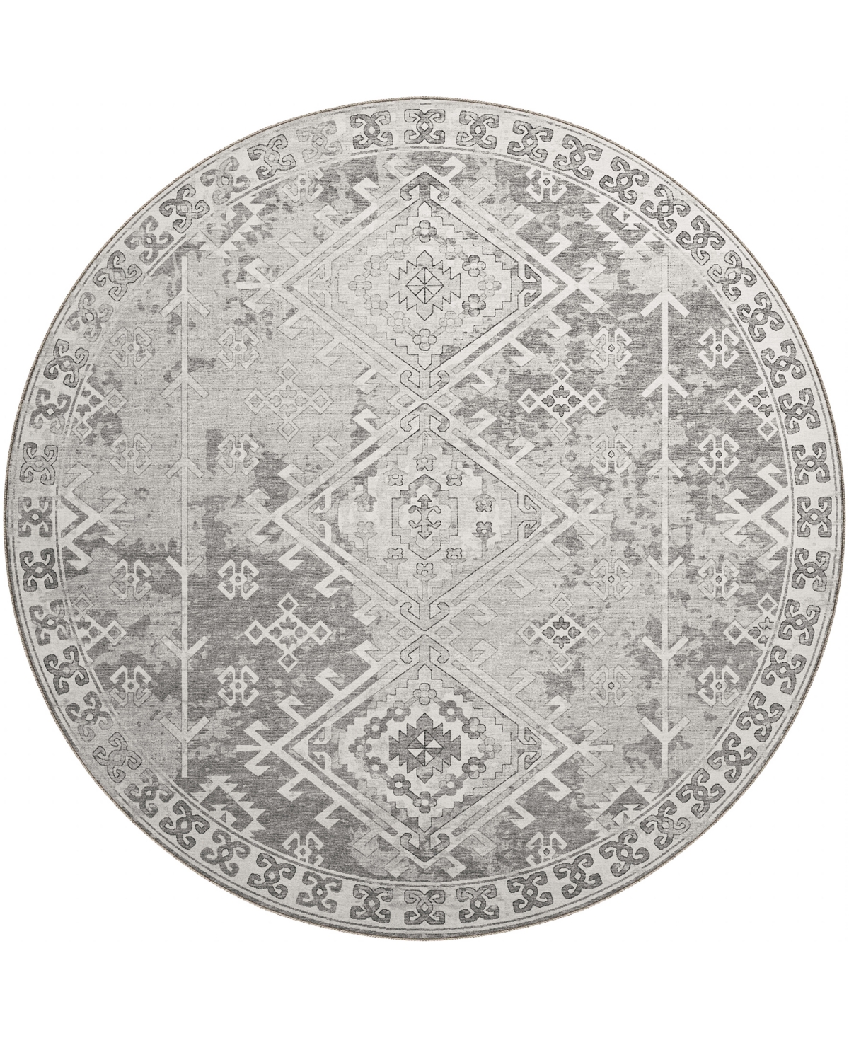Click here for Dalyn Brisbane BR2 8 x 8 Round Area Rug - Silver-T... prices
