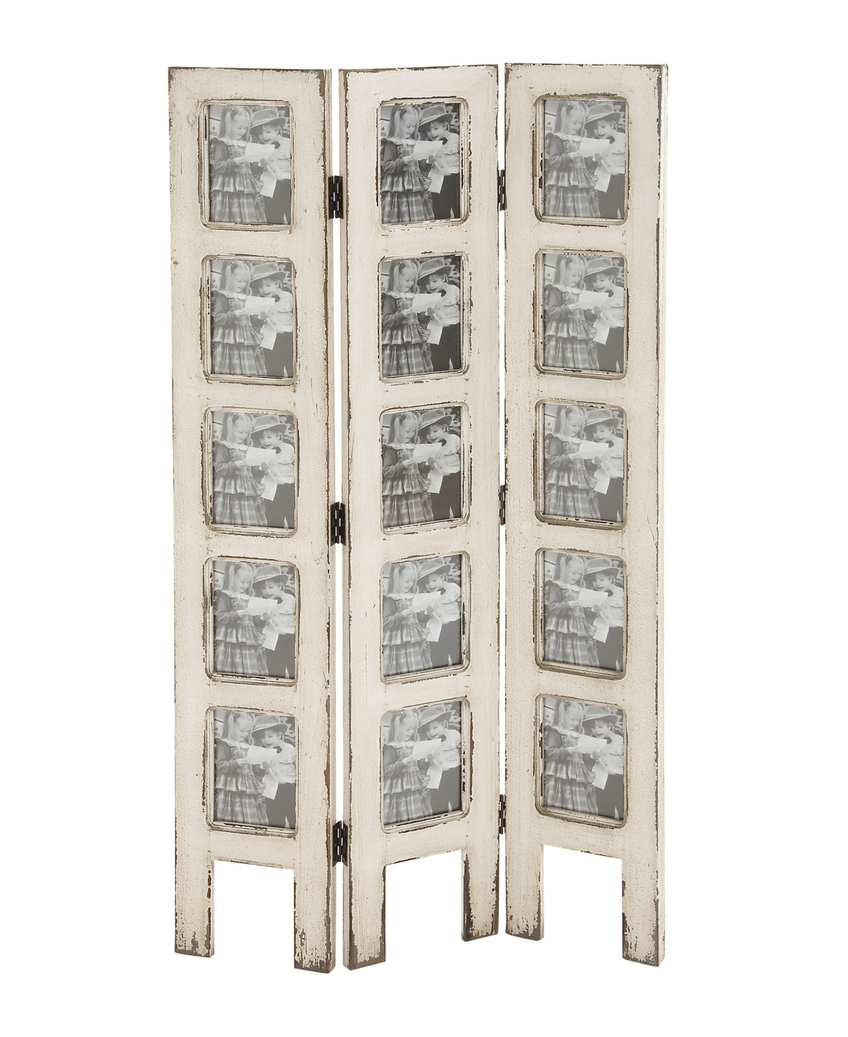 Click here for Wood Farmhouse Room Divider Screen - White prices