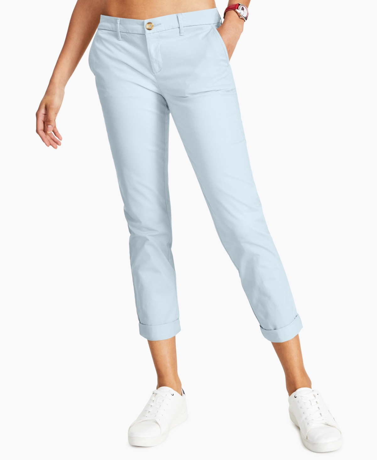 Click here for Tommy Hilfiger Womens Th Flex Hampton Cuffed Chino... prices