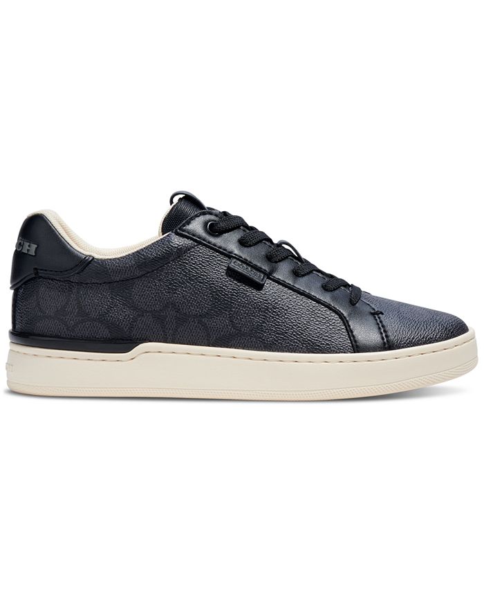 COACH Women's Lowline Signature Lace Up Sneakers - Macy's