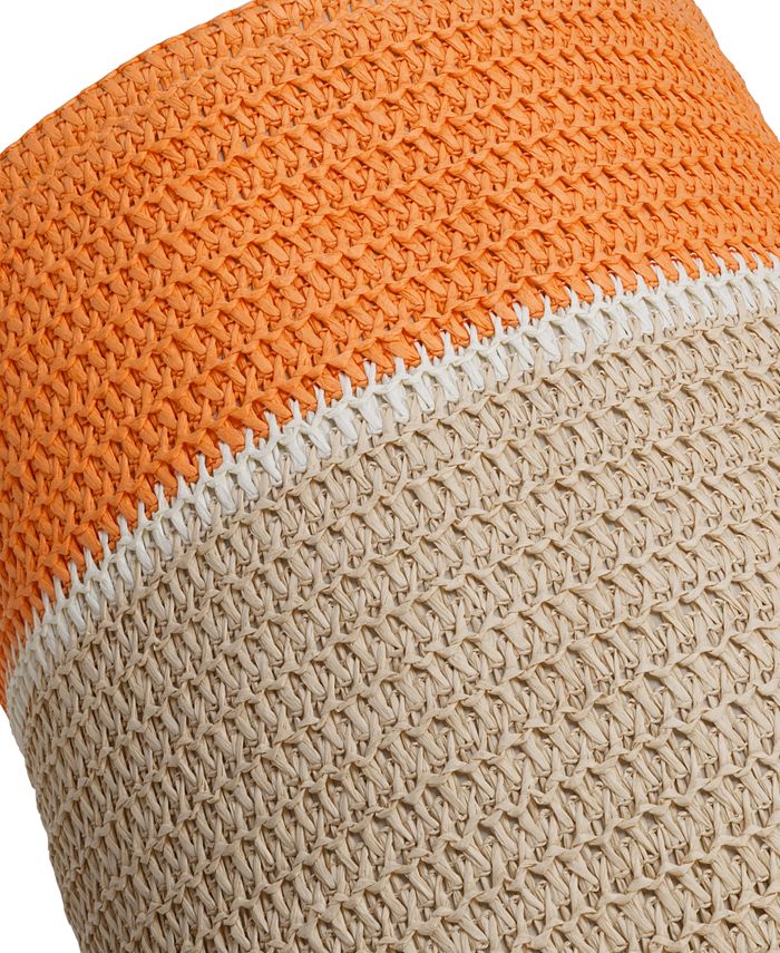 Honey Can Do Paper Straw Nesting Baskets with Handles, Set of 3 - Macy's