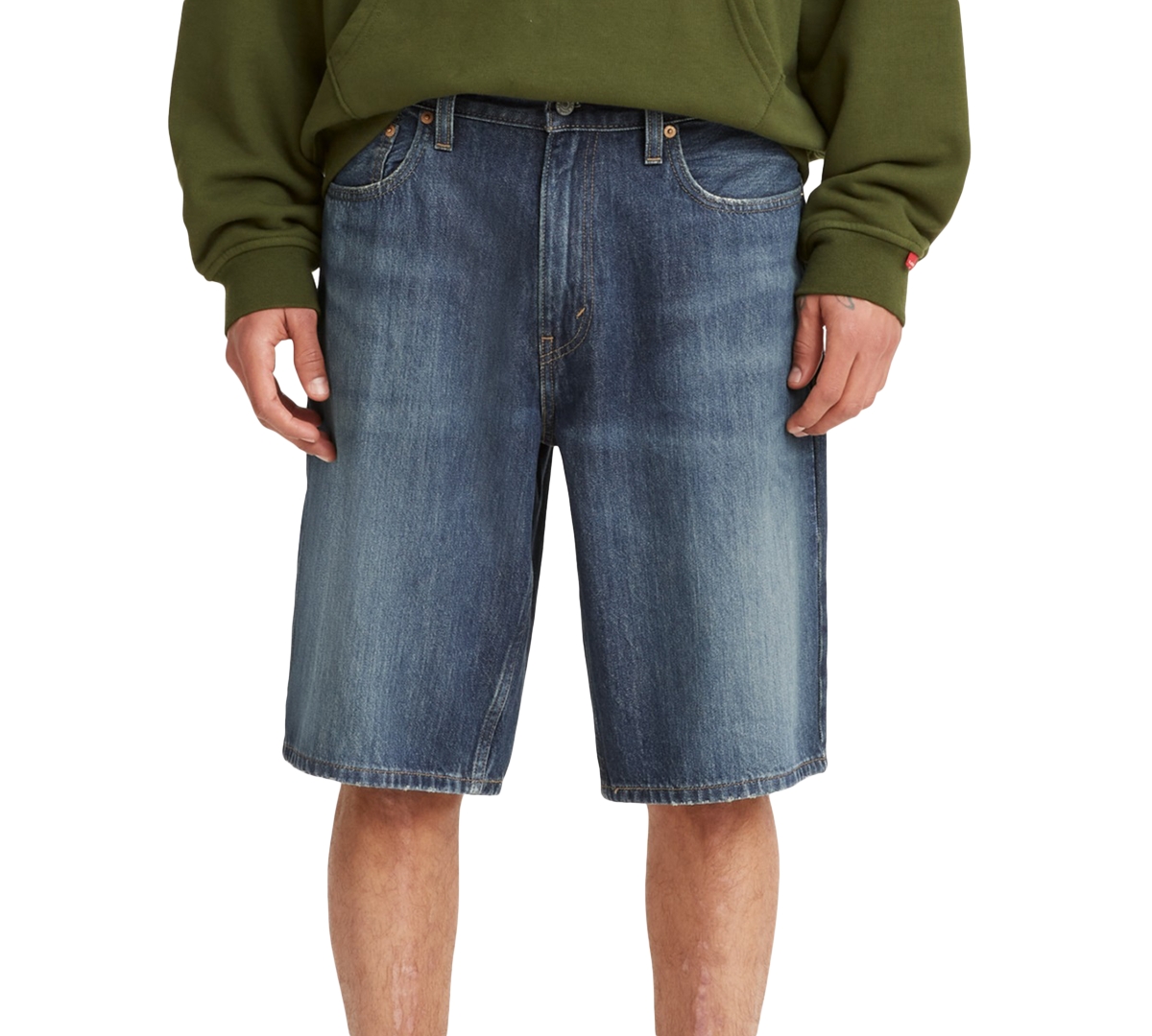 Click here for Levis Mens 469 Loose 12 Jean Shorts - Hound of Lov... prices
