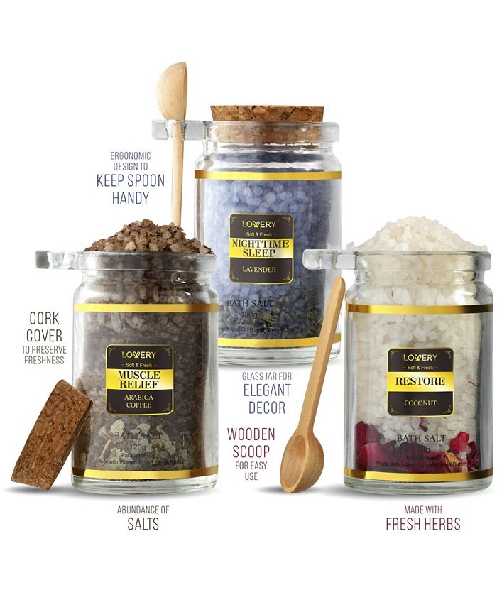 Lovery 6-Pc. Bath Salts Gift Set - Macy's