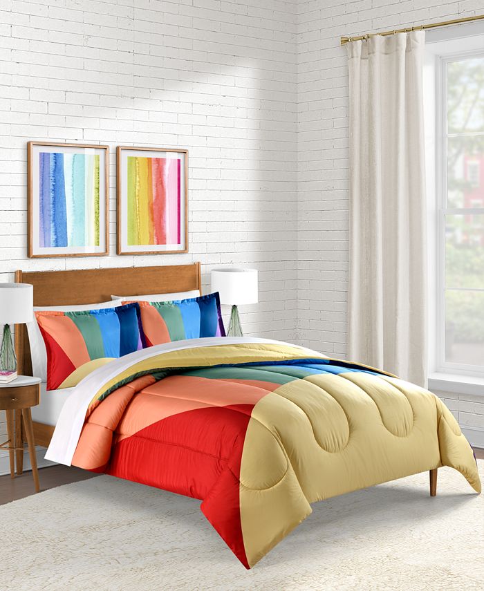 Sunham Rainbow Sunrise 3-Pc Comforter Sets, Created For Macy's - Macy's