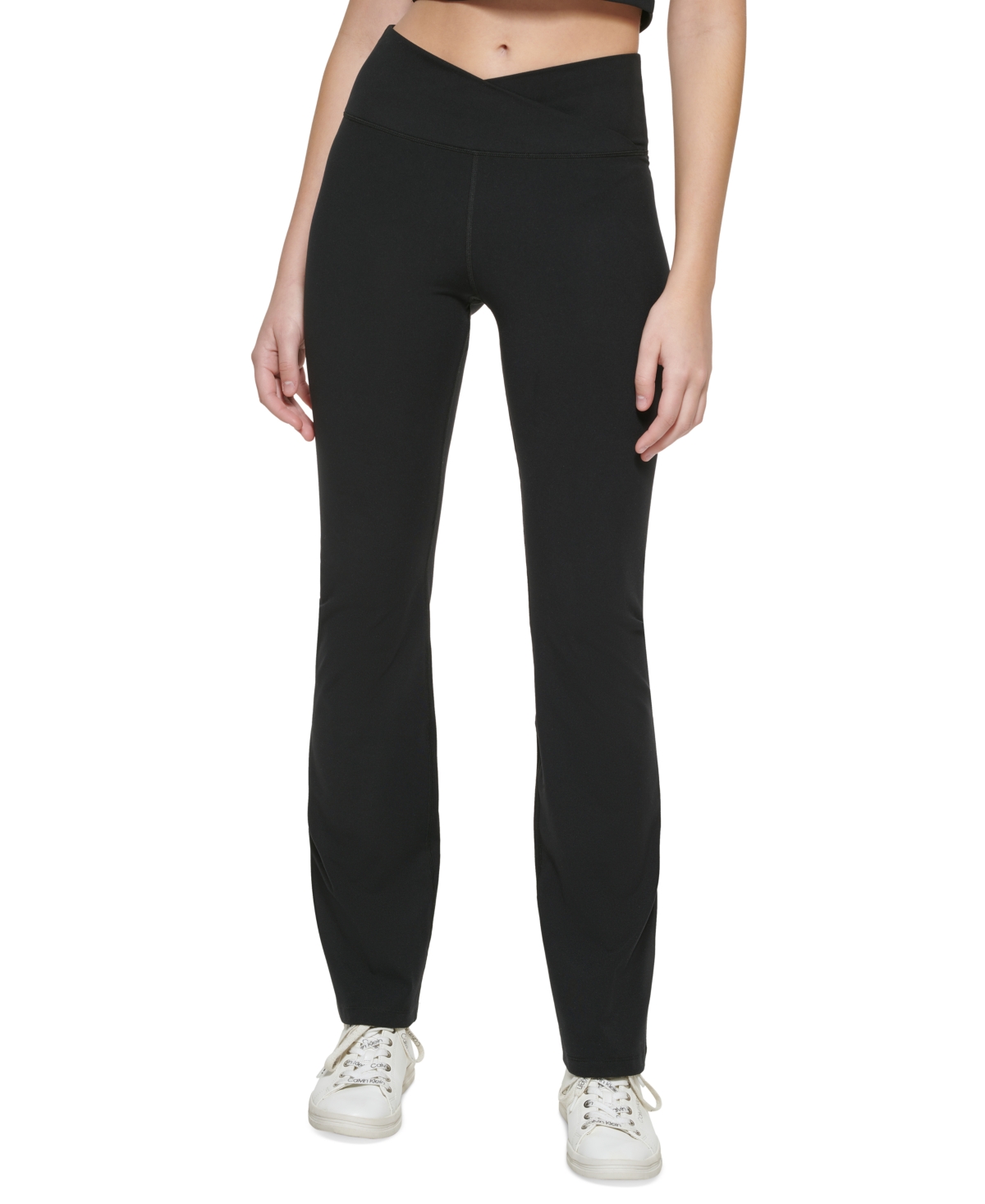 Click here for Calvin Klein Performance Womens Crossover Waist Fl... prices