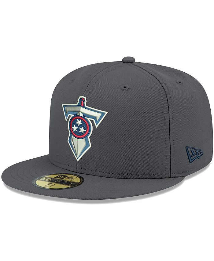 New Era Men's Graphite Tennessee Titans Alternate Logo Storm Ii 59Fifty ...