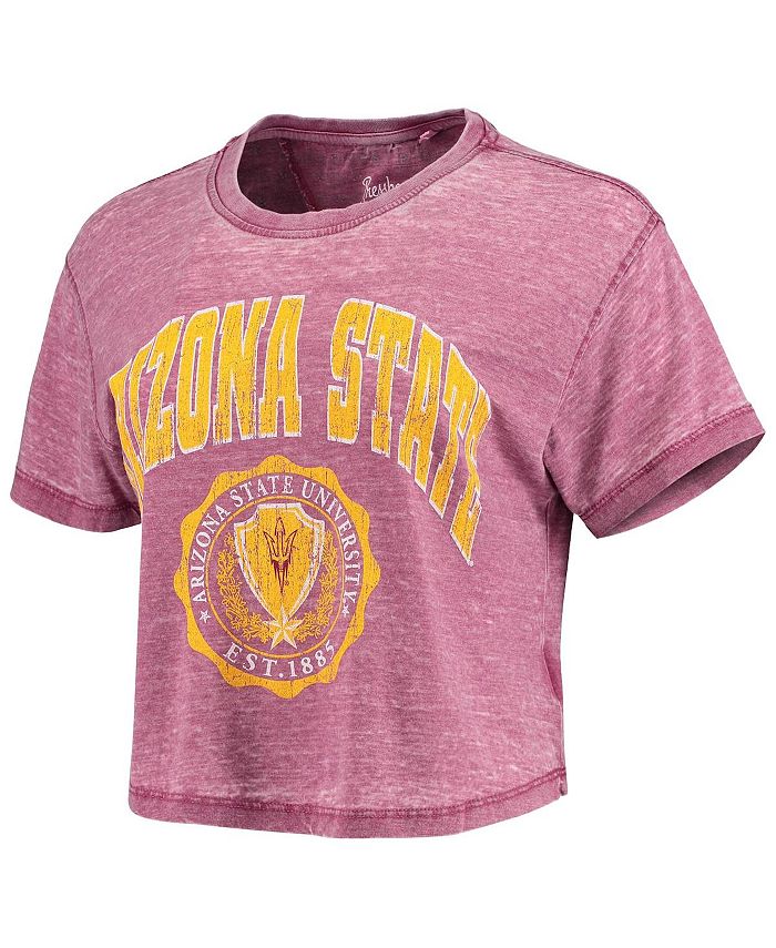 Pressbox Women's Maroon Arizona State Sun Devils Edith Vintage-Like ...