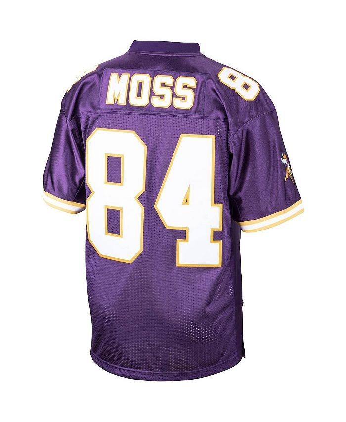 Mitchell & Ness Men's Randy Moss Purple Minnesota Vikings 1998 ...