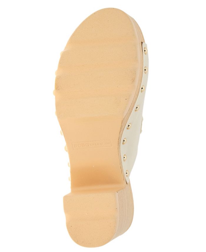 BCBGeneration Women's Yolanda Peep Toe Clog - Macy's