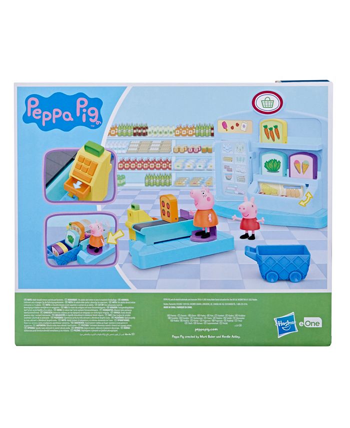 Peppa Pig Peppa Supermarket Play Set, 10 Piece - Macy's