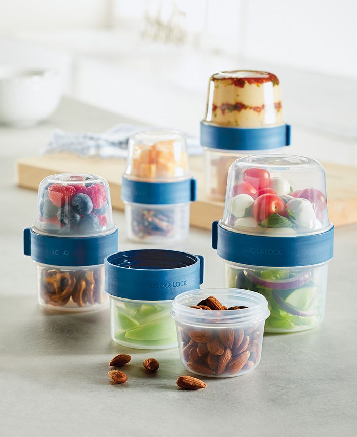 Lock n Lock Easy Essentials Twist Two Way Food Storage Container Set ...