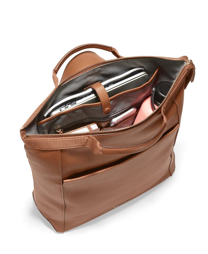 Cole Haan Leather Convertible Backpack & Reviews - Handbags ...