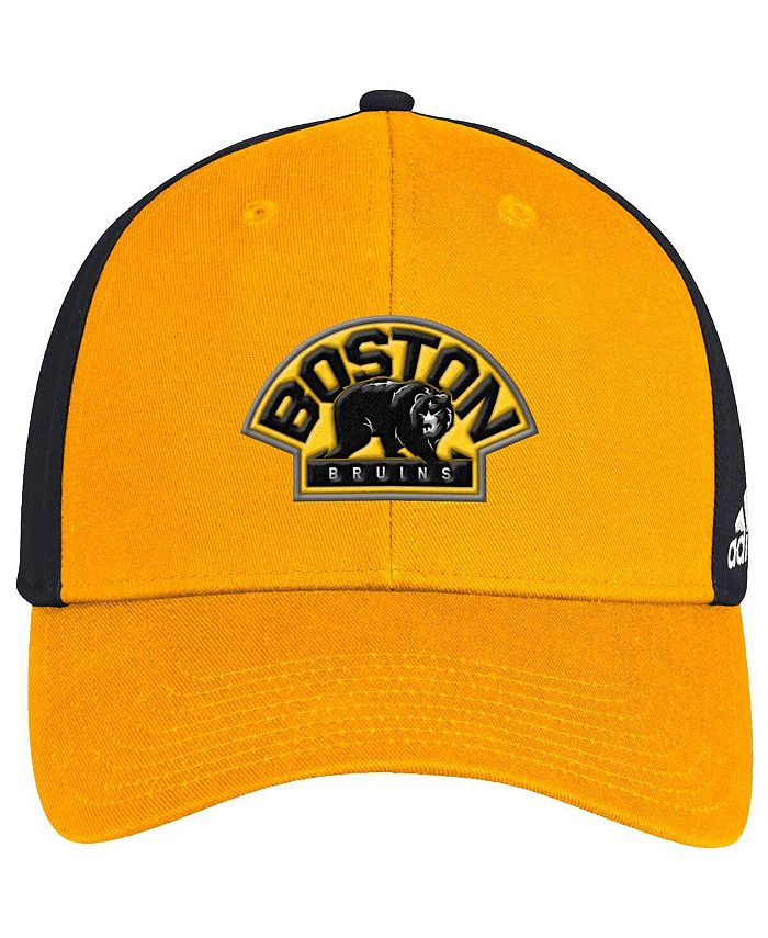 adidas Men's Gold, Black Boston Bruins Team Adjustable Hat - Macy's