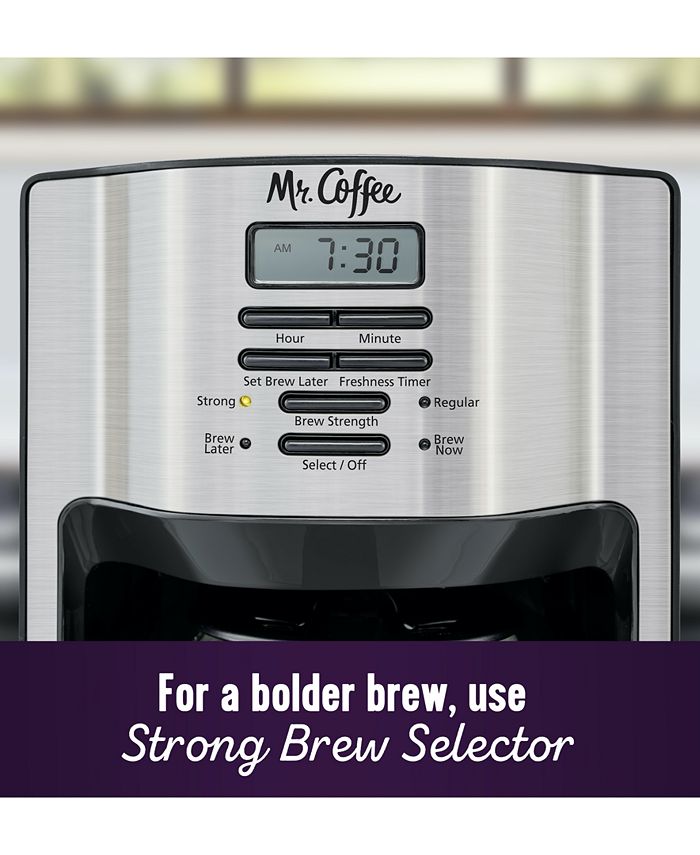 Mr. Coffee 12-Cup Rapid Brew Programmable Coffee Maker - Macy's