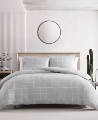 CLOSEOUT! City Scene Zander 3 Piece Comforter Set, Full/Queen - Macy's