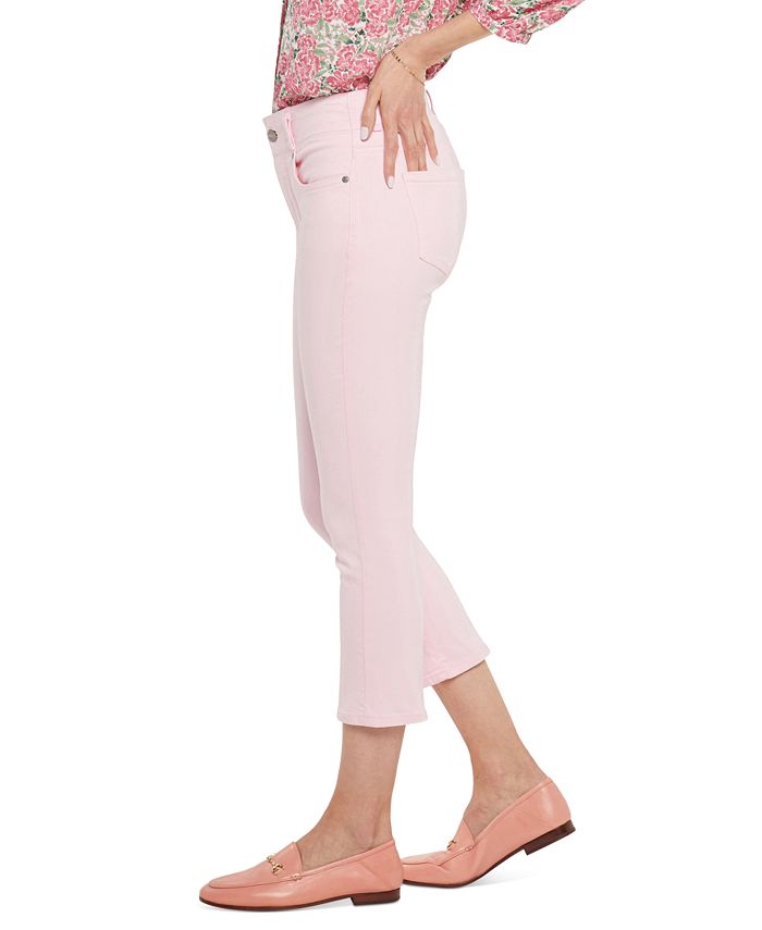 NYDJ Cropped Pink Skinny Jeans - Macy's