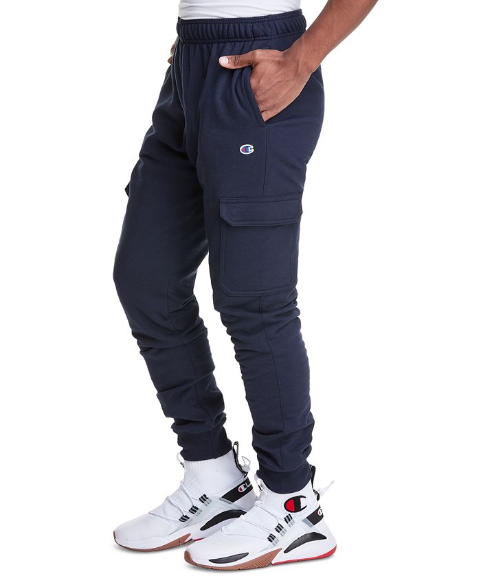 Champion Men's Powerblend Cargo Jogger Pants - Macy's