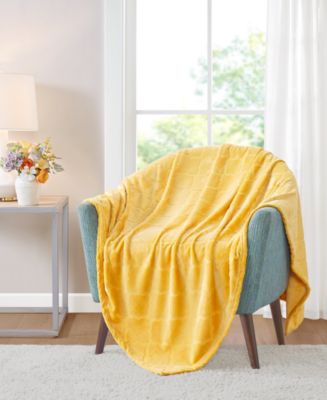 Charter Club Cozy Plush Carved Throw, 50" x 70",, Created for Macy's ...