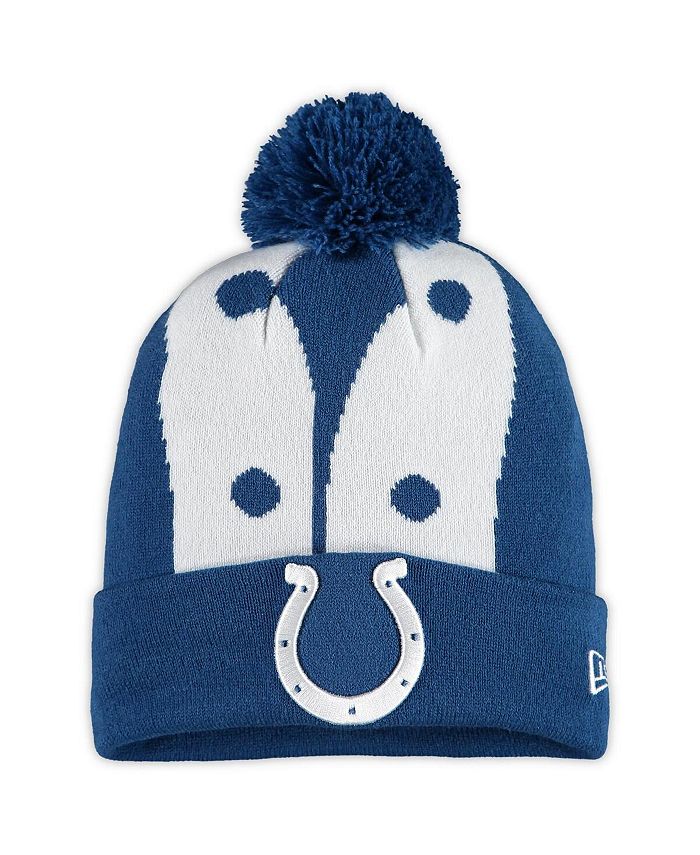 New Era Big Boys Royal Indianapolis Colts Historic Logo Whiz 3 Cuffed ...