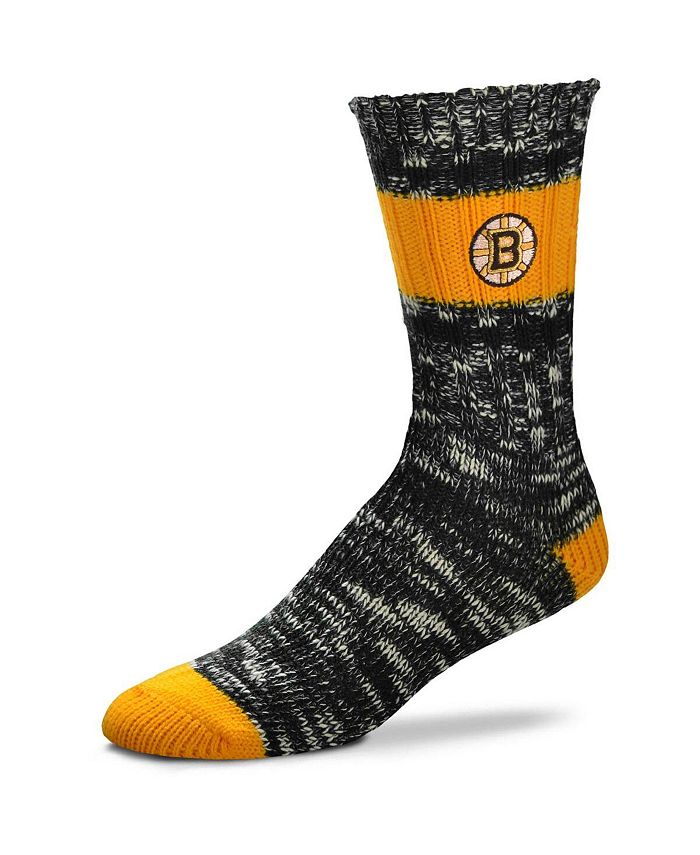 For Bare Feet Women's Boston Bruins Alpine Stripes Crew Socks & Reviews ...