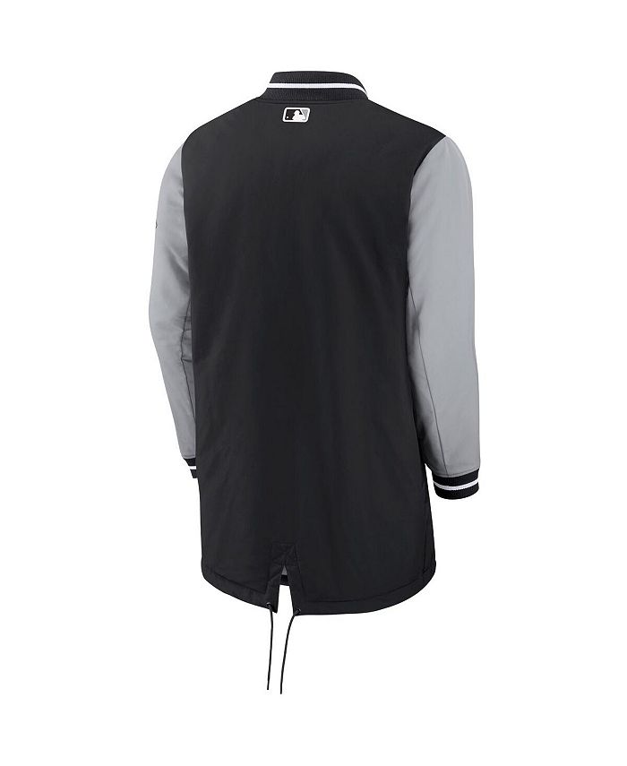 Nike Men's Black Chicago White Sox Dugout Performance Full-Zip Jacket ...