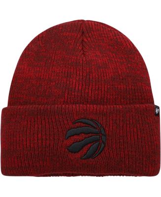Men's '47 Red Toronto Raptors Brain Freeze Cuffed Knit Hat - Macy's