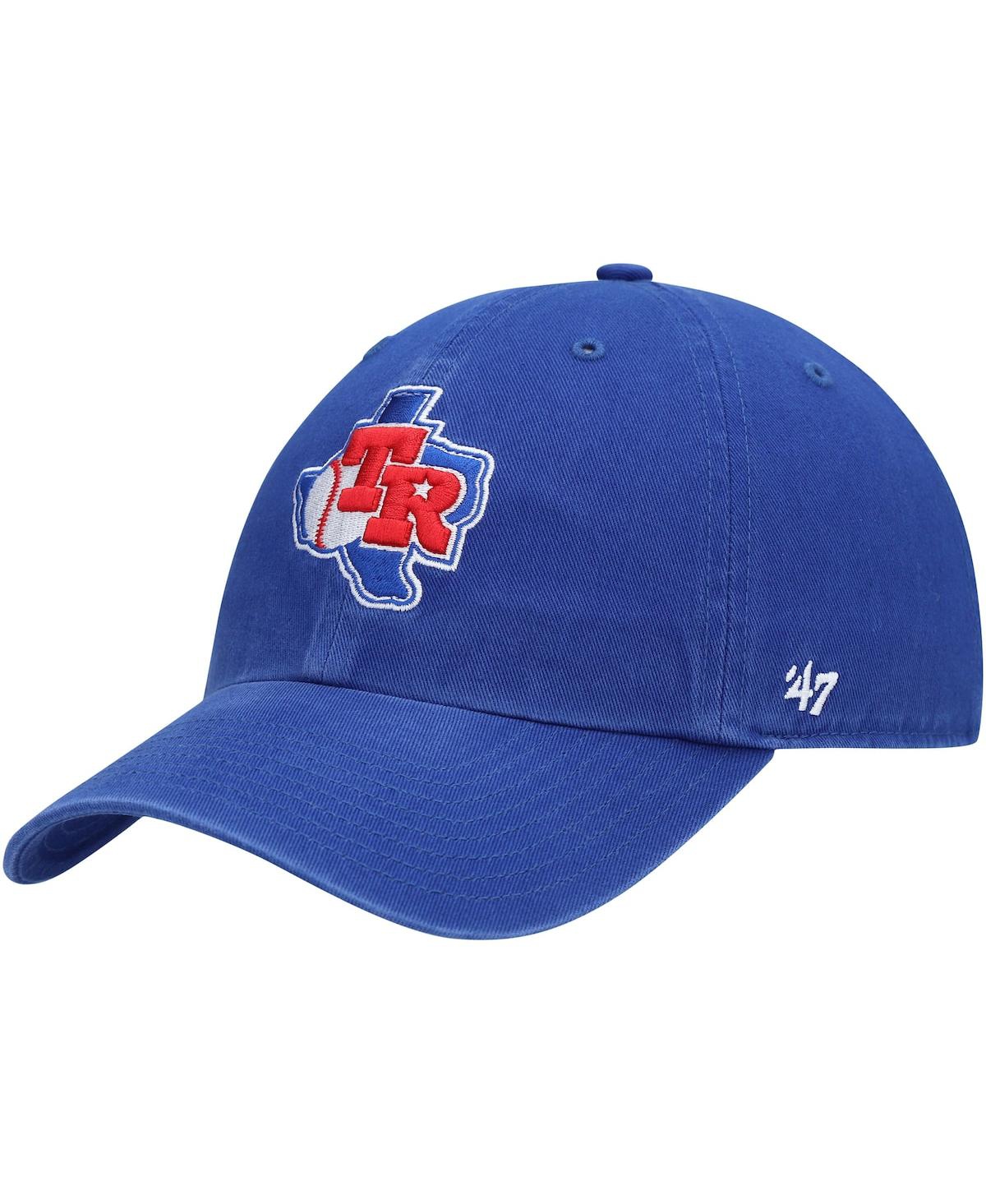 Click here for Mens 47 Royal Texas Rangers Team Logo Cooperstown... prices