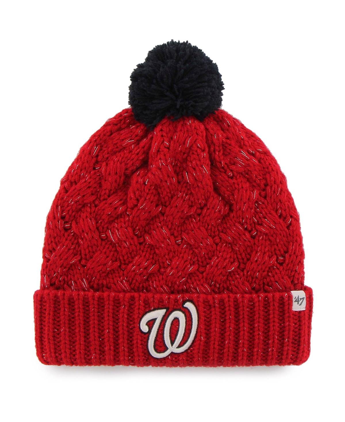 Click here for Womens 47 Red Washington Nationals Knit Cuffed Hat... prices