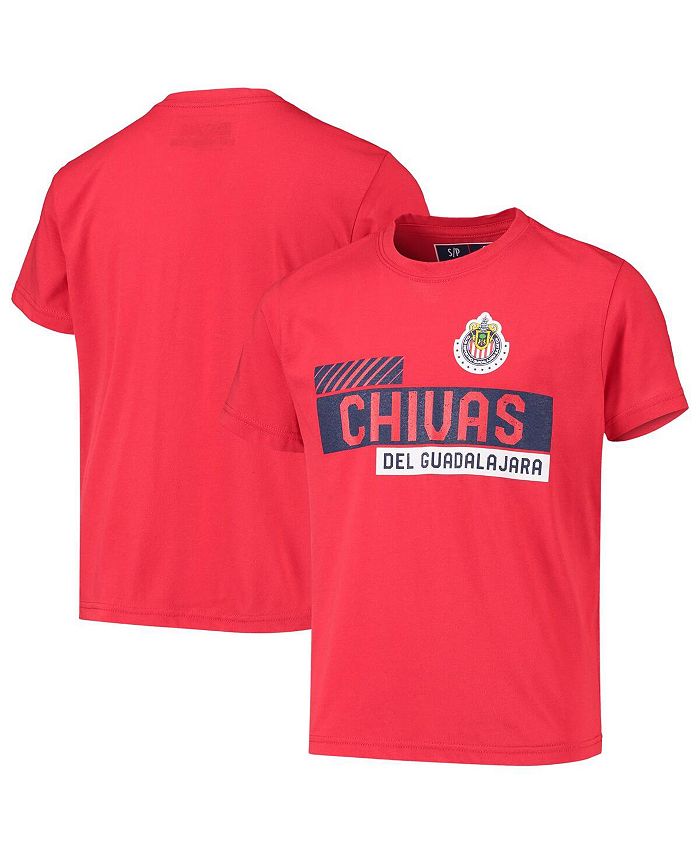 LevelWear Big Boys Red Chivas Logo T-shirt - Macy's