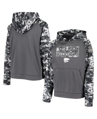 Big Boys Colosseum Charcoal Kansas State Wildcats OHT Military-Inspired ...