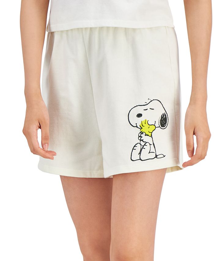 Peanuts Juniors' Snoopy Graphic Shorts - Macy's