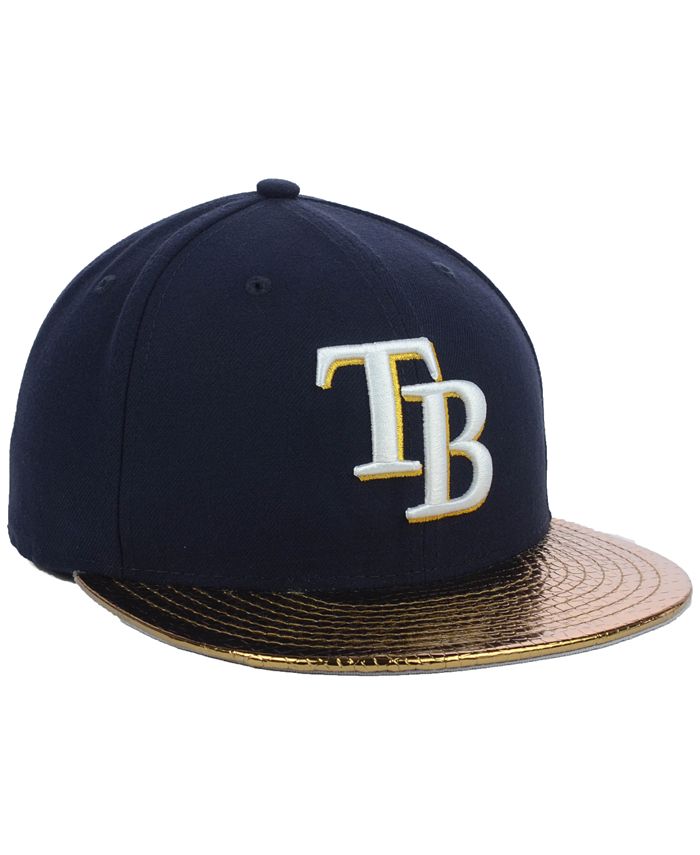 New Era Tampa Bay Rays MLB Metallic Slither 59FIFTY Cap - Macy's