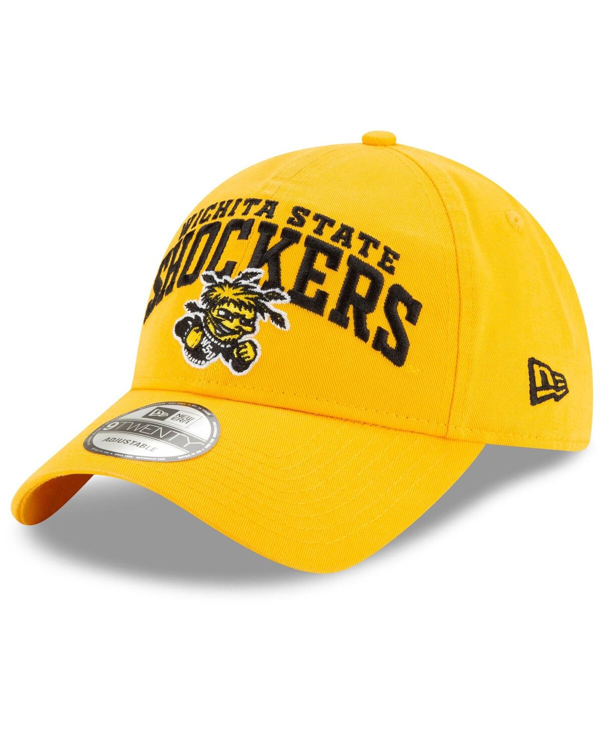 New Era Men's Gold Wichita State Shockers Arch Over Logo 9twenty ...