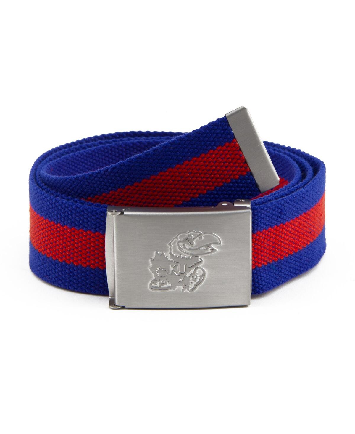 Click here for Mens Kansas Jayhawks Fabric Belt - Multi prices