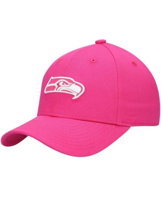 Big Girls Pink Seattle Seahawks Structured Adjustable Hat - Macy's