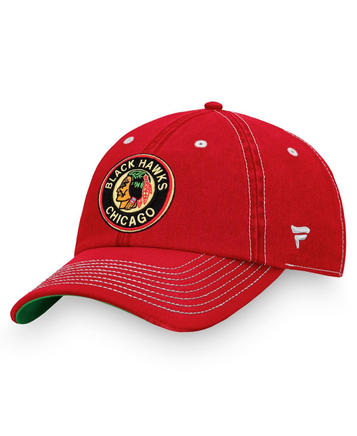 Click here for Mens Red Chicago Blackhawks Vintage-Look Sport Res... prices