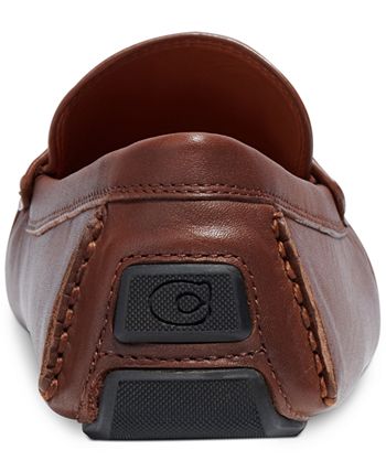 COACH Men's C Coin Leather Driver - Macy's
