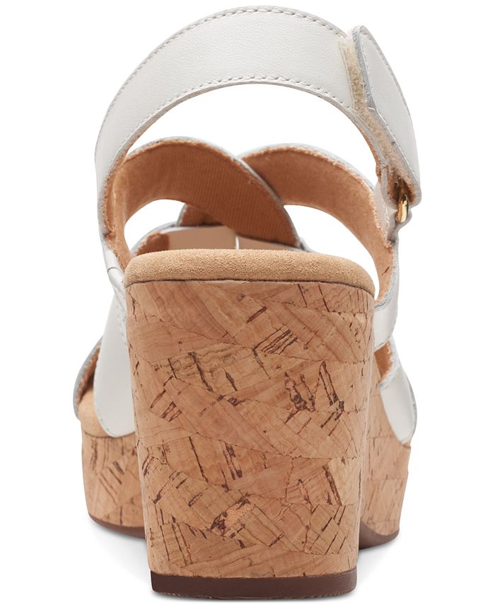 Clarks Women's Collection Giselle Beach Slingback Wedge Sandals - Macy's