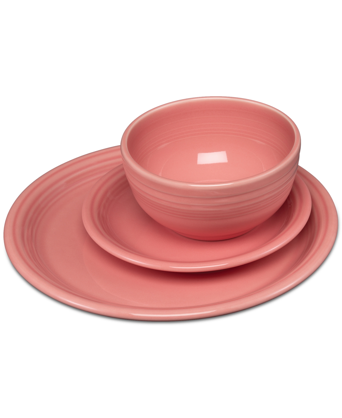 Fiesta Bistro Coupe 3-Piece Place Setting  Service for 1 - Peony