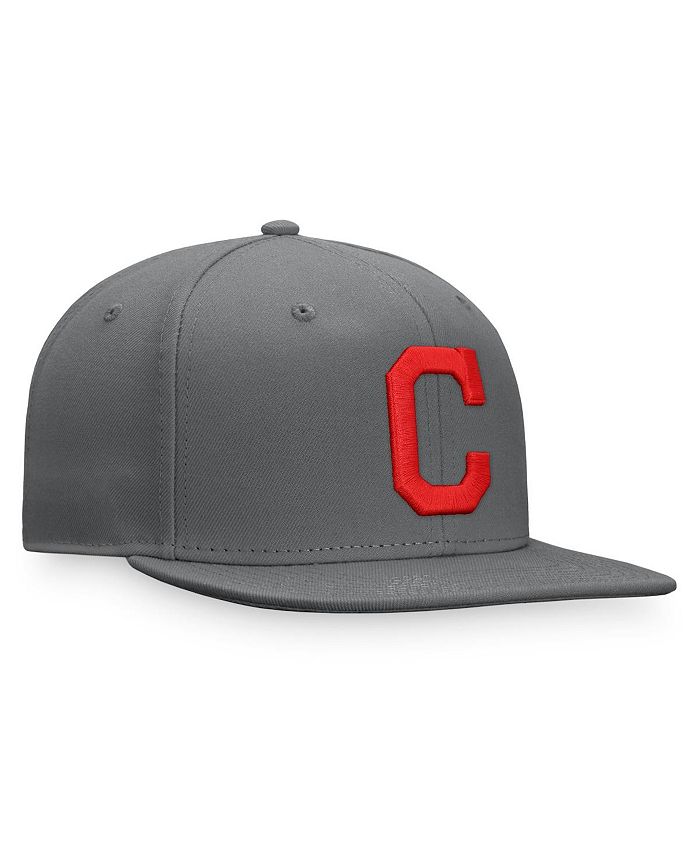 Fanatics Men's Graphite Cleveland Indians Snapback Hat - Macy's