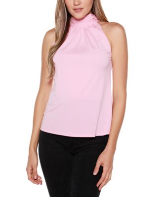 Belldini Black Label Halter Tank Top with Back Neck Tie - Macy's