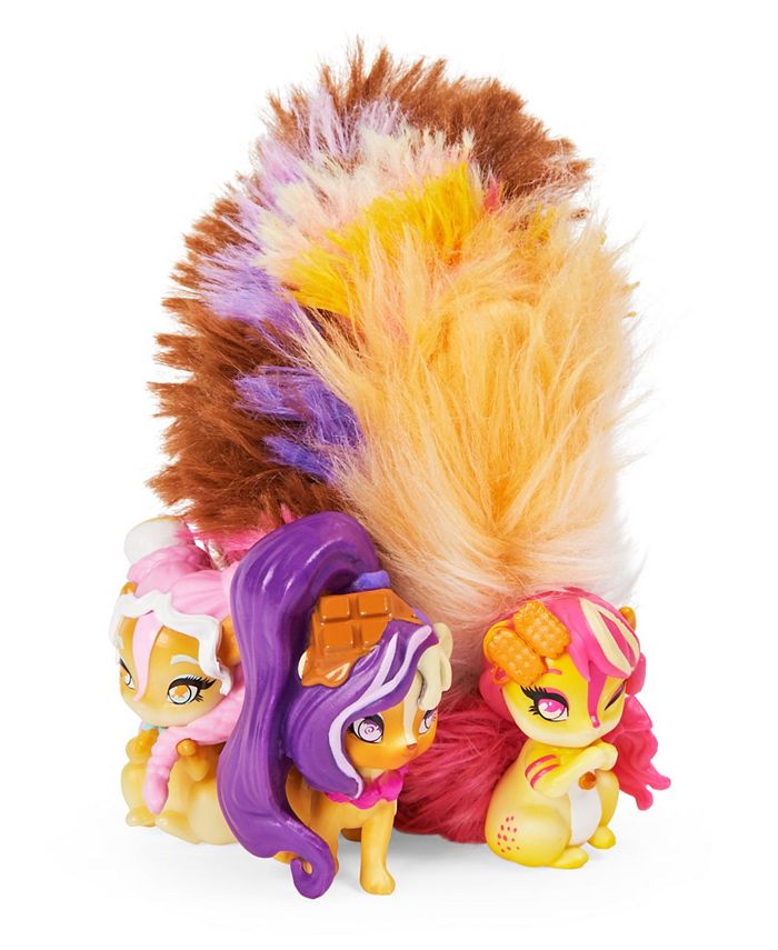 Whiffies S'mores 3-Pack, Collectible Animals with Scented Plush Tails ...
