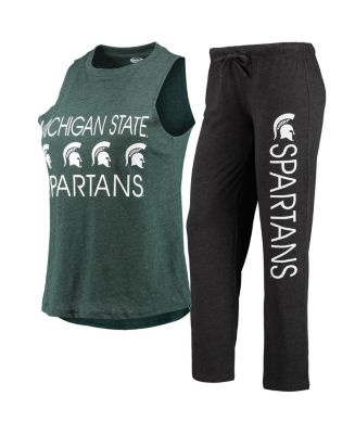 Women's Concepts Sport Black, Green Michigan State Spartans Tank Top ...