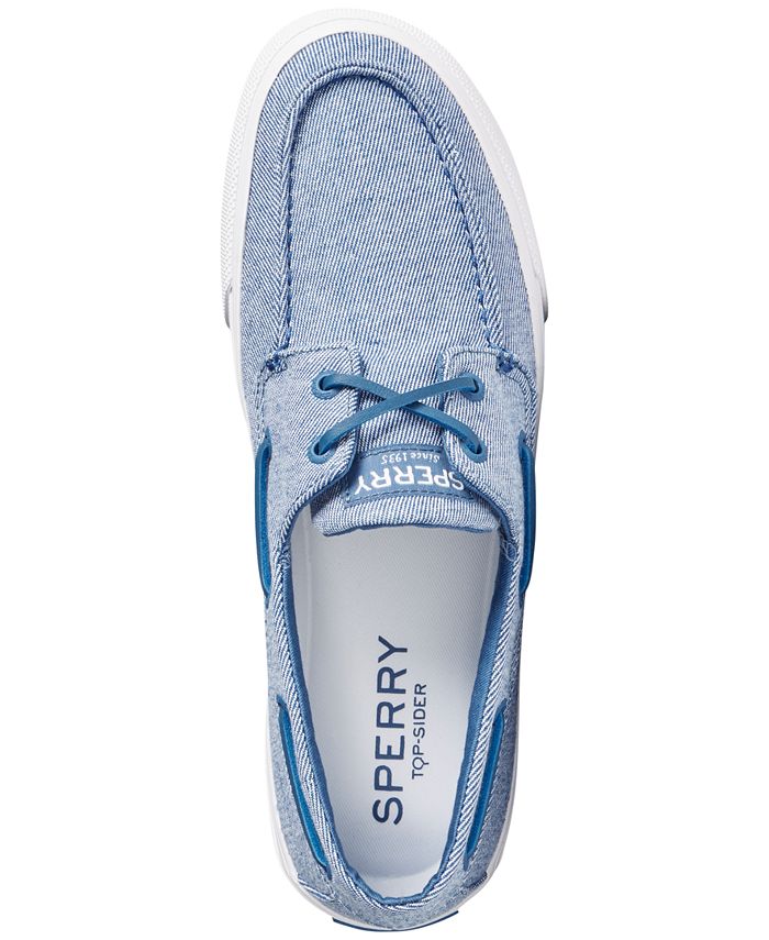 Sperry Men's Bahama II Washed Twill Boat Shoe - Macy's