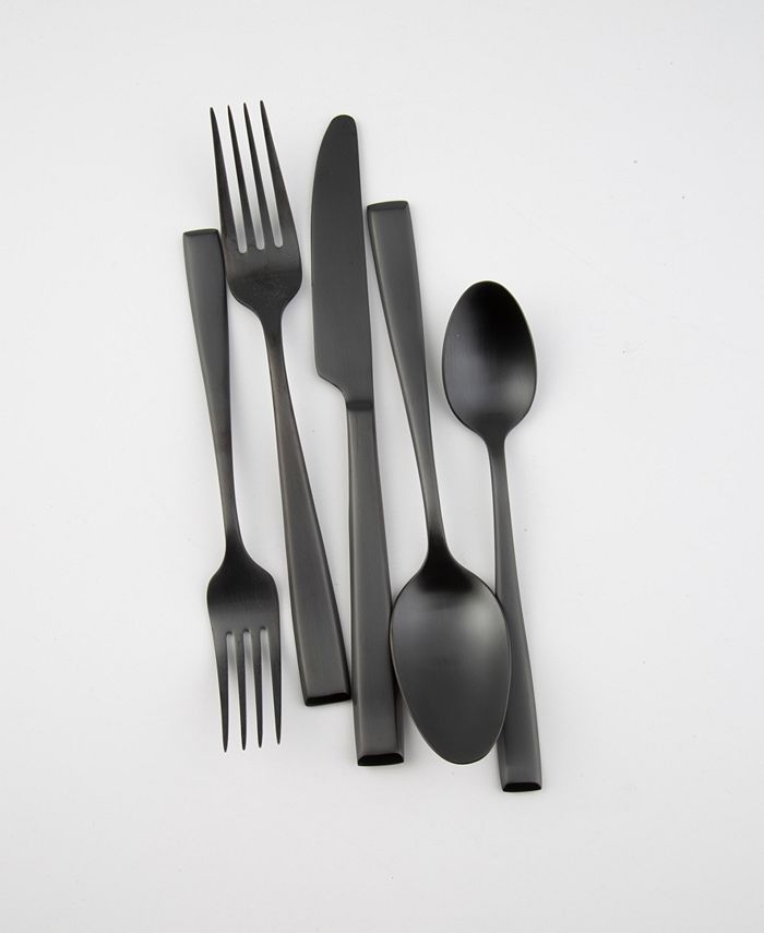 Cambridge Silversmiths Samira Satin 20-Piece Flatware Set, Service for ...