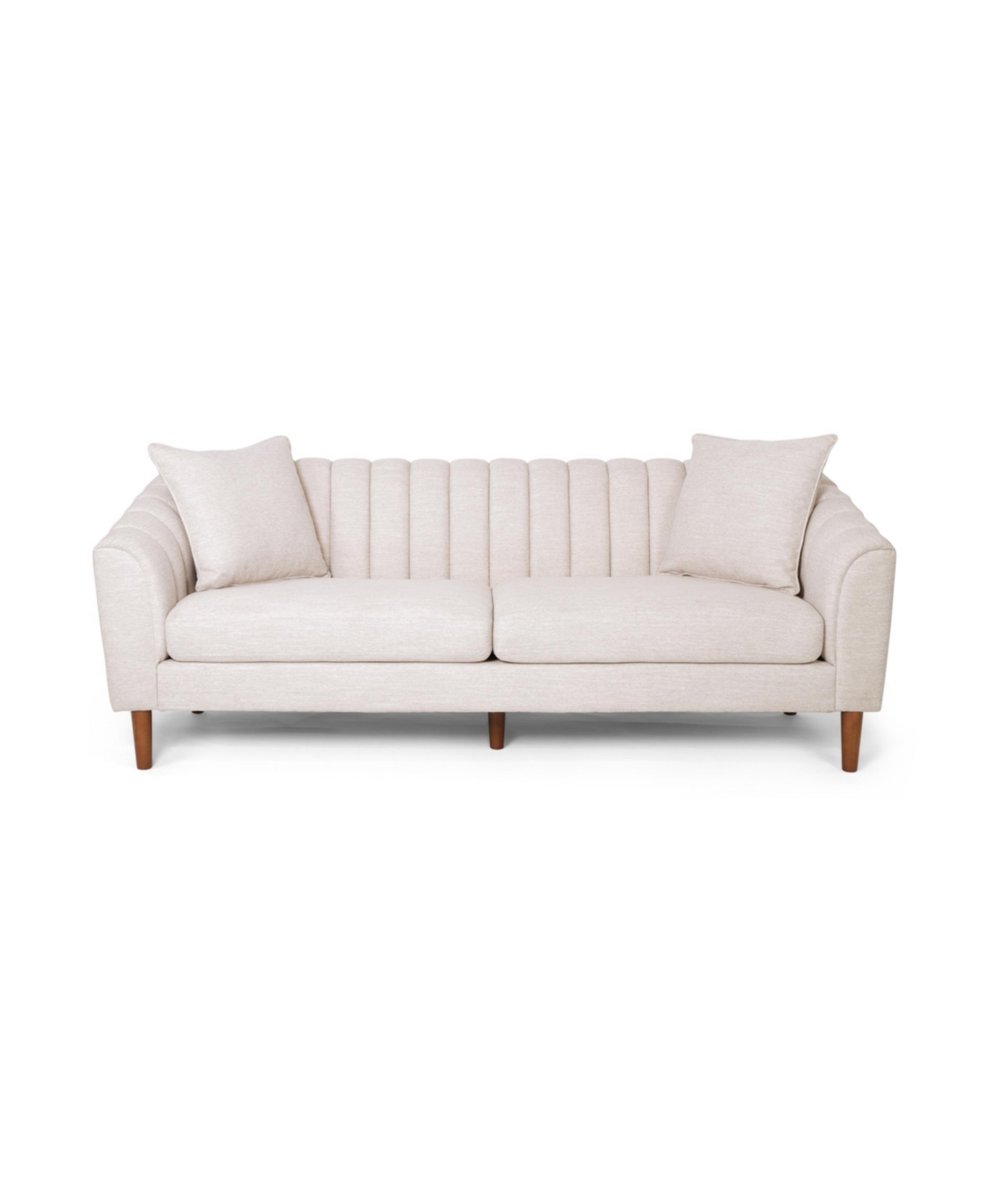 Click here for Ansonia Contemporary 3 Seater Sofa - Beige prices